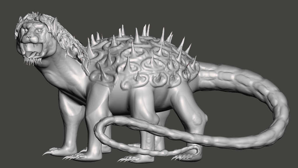 Medieval Tarrasque from 1501 by StormCrow 13 | Download free STL model ...