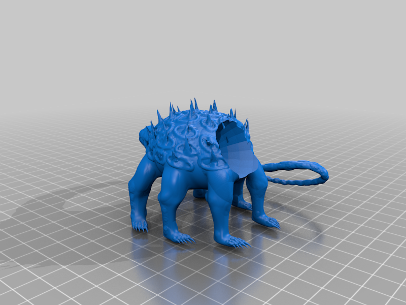 Medieval Tarrasque from 1501 by StormCrow 13 | Download free STL model ...