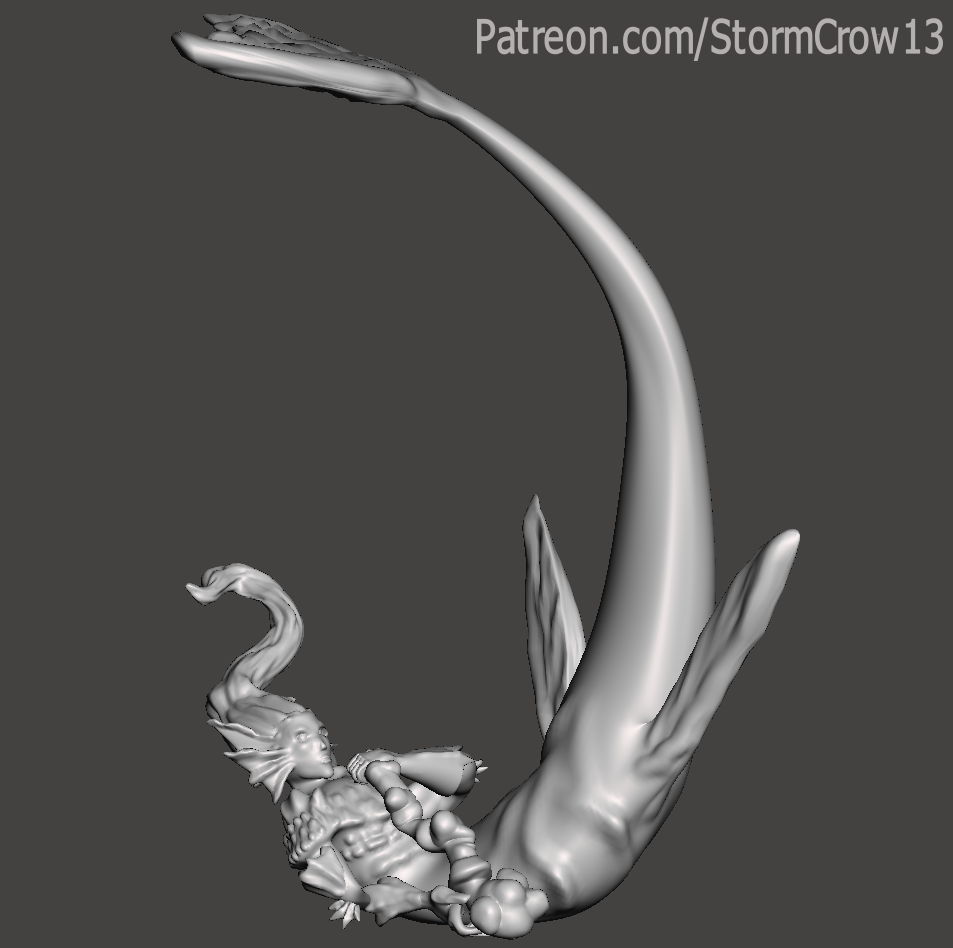 Merfolk Trickster by StormCrow 13 | Download free STL model ...