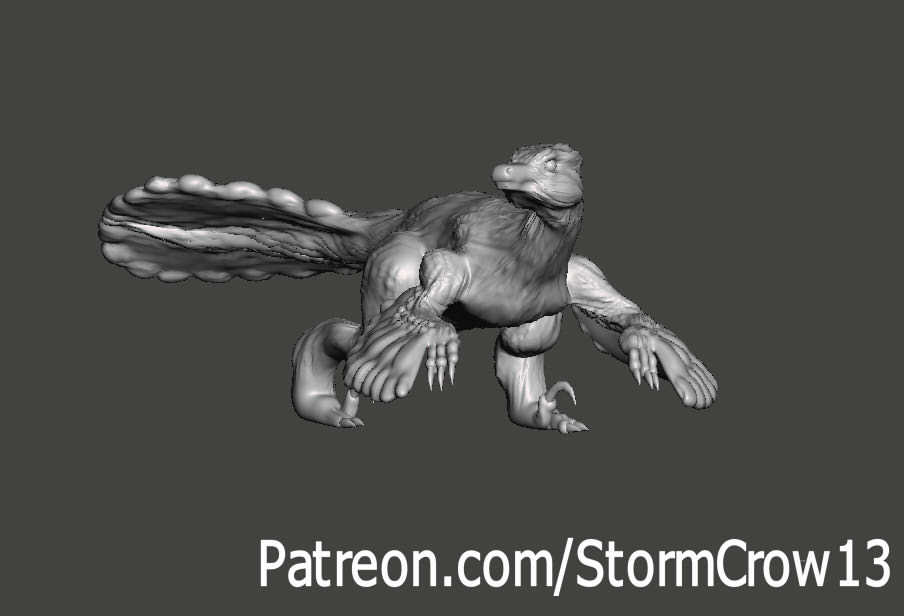 Fluffy Raptor by StormCrow 13 | Download free STL model | Printables.com