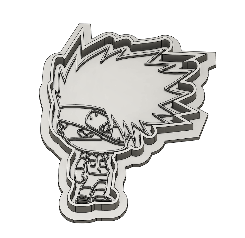 Naruto Shippuden chibi - cookie cutter set by korniton | Download free ...