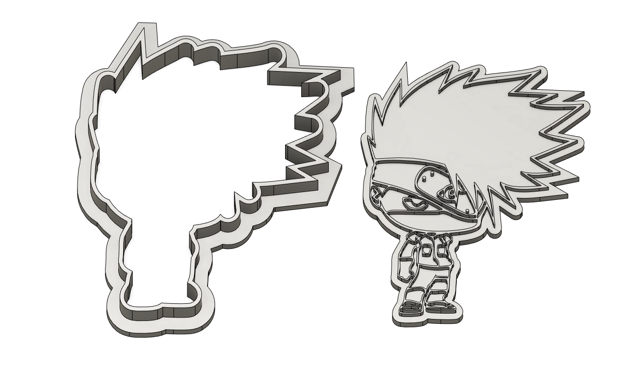 Naruto Shippuden chibi - cookie cutter set by korniton | Download free ...