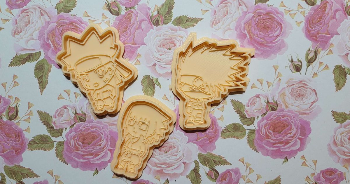 Naruto Shippuden chibi - cookie cutter set by korniton | Download free ...