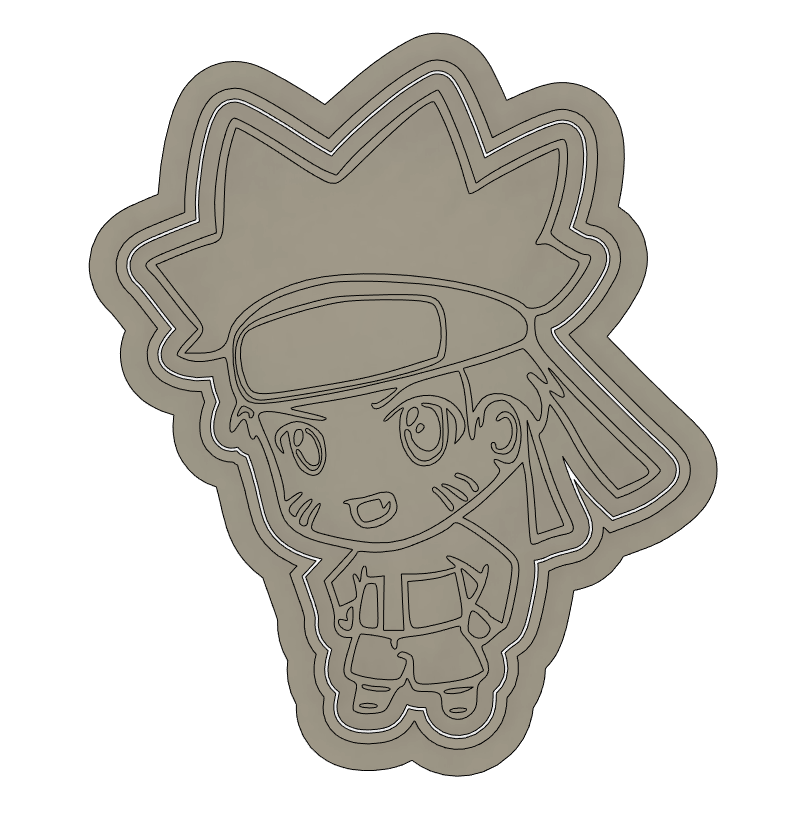 Naruto Shippuden chibi - cookie cutter set by korniton | Download free ...