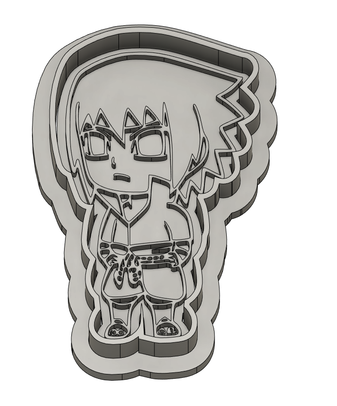 Naruto Shippuden chibi - cookie cutter set by korniton | Download free ...