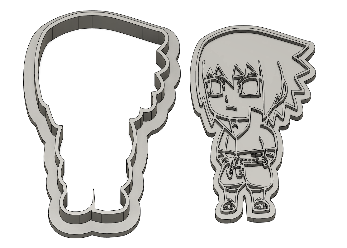 Naruto Shippuden chibi - cookie cutter set by korniton | Download free ...