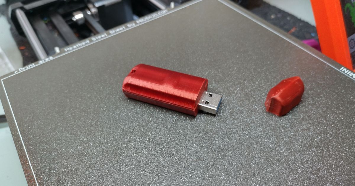 More ergonomic USB case by 3DHippo | Download free STL model ...