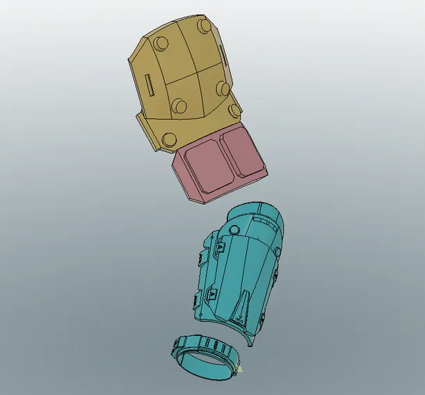 Titanfall 2 - Viper Arm Armour by jdflute | Download free STL model ...