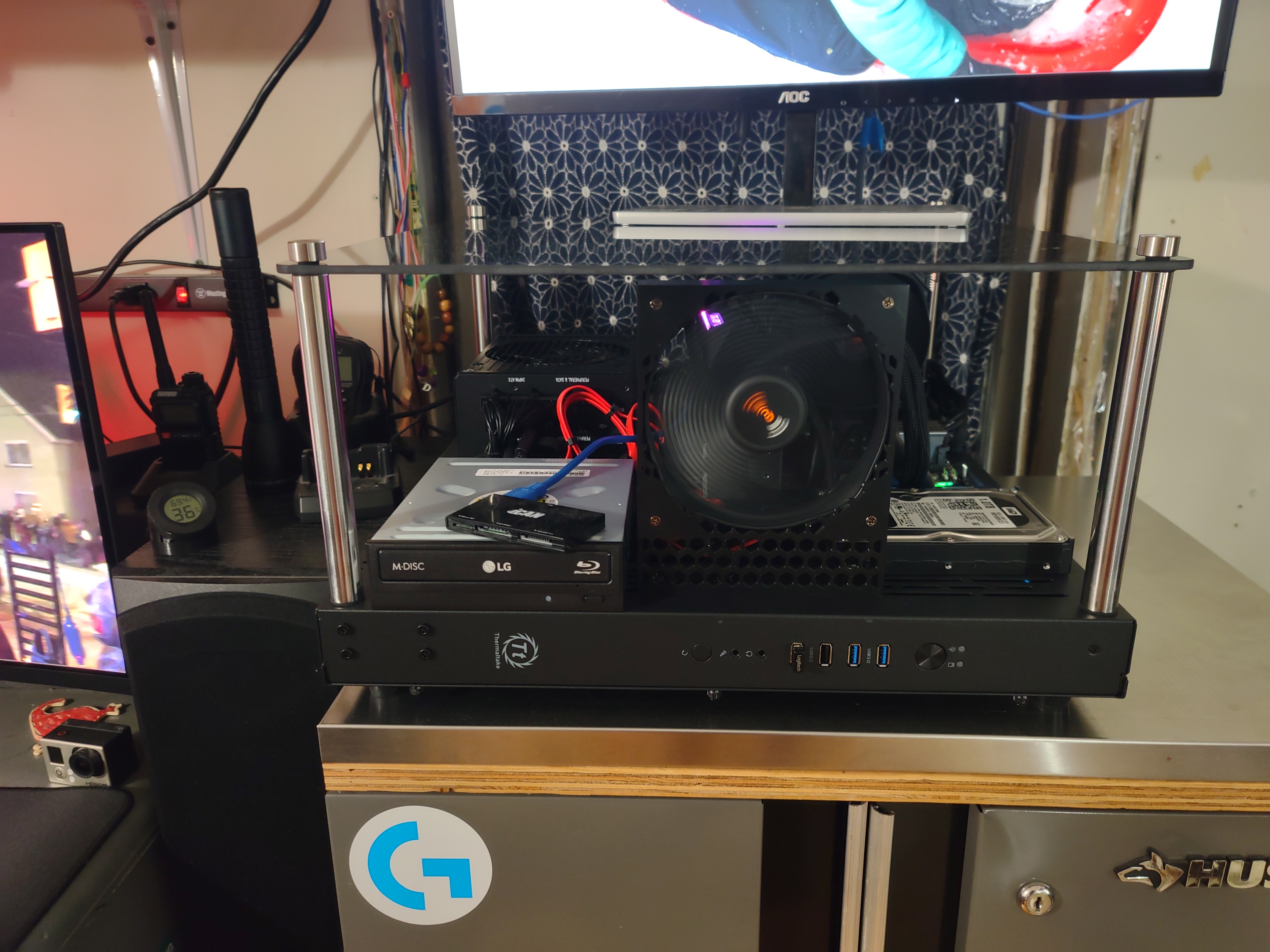 Thermaltake Core P3 fan Bracket by UndecidedHobbies | Download free STL ...