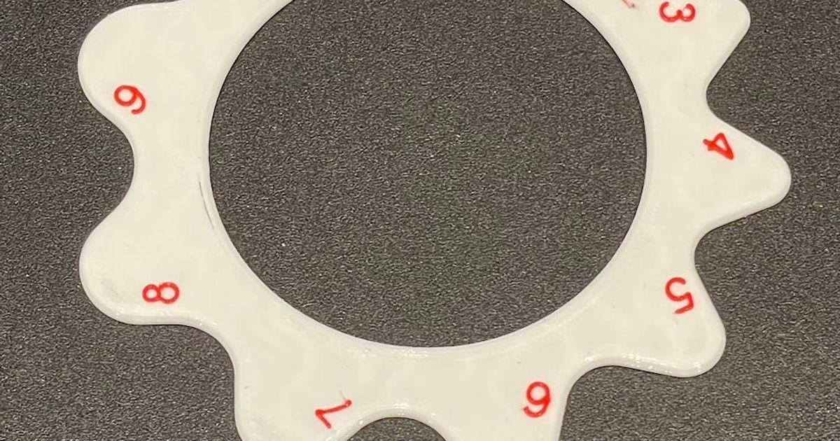 Radius gauge inside and outside by Rifo | Download free STL model ...