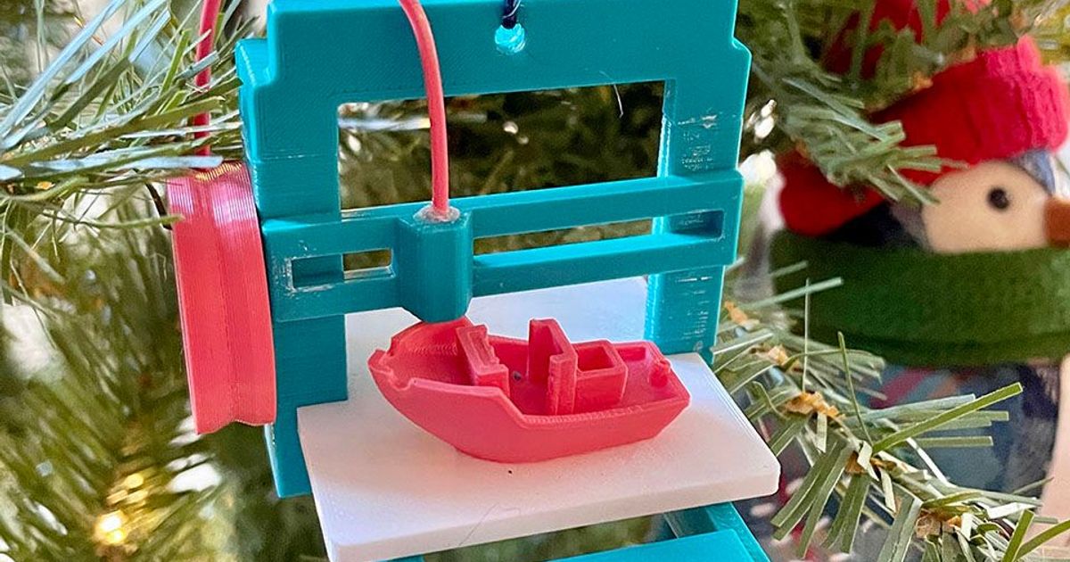 3D printer Christmas ornament by Dennis M | Download free STL model ...