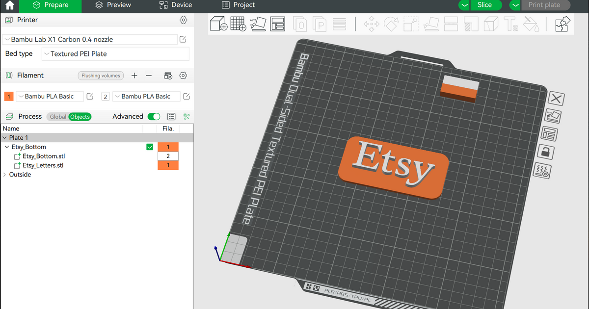 Etsy Logo Plate by Xile6 | Download free STL model | Printables.com