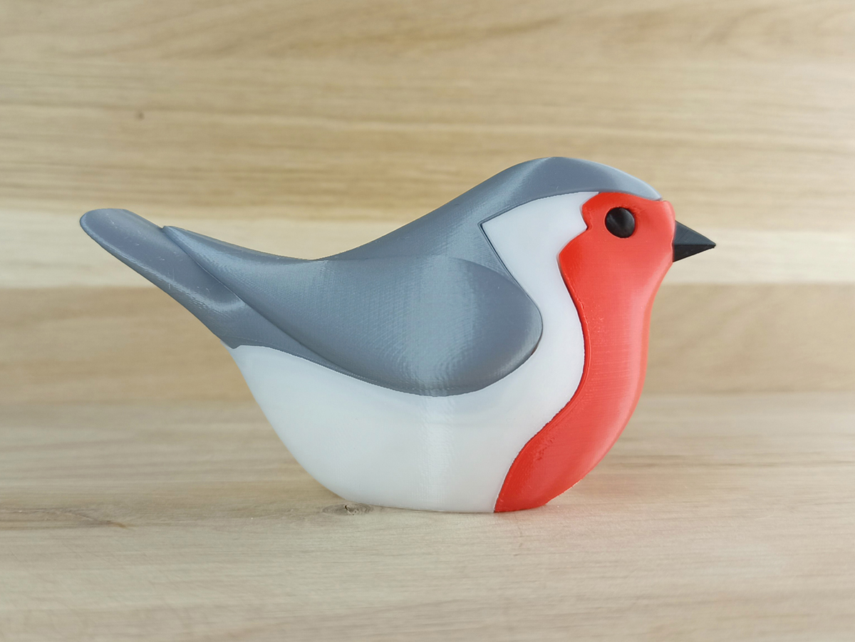 European robin "puzzle" - no supports by Casper_FH | Download free STL ...