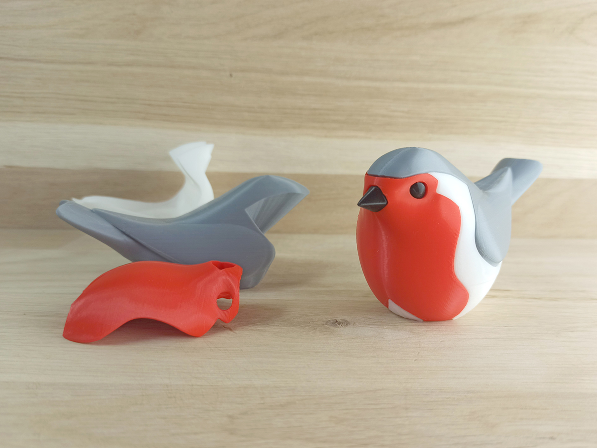 European robin "puzzle" - no supports by Casper_FH | Download free STL ...