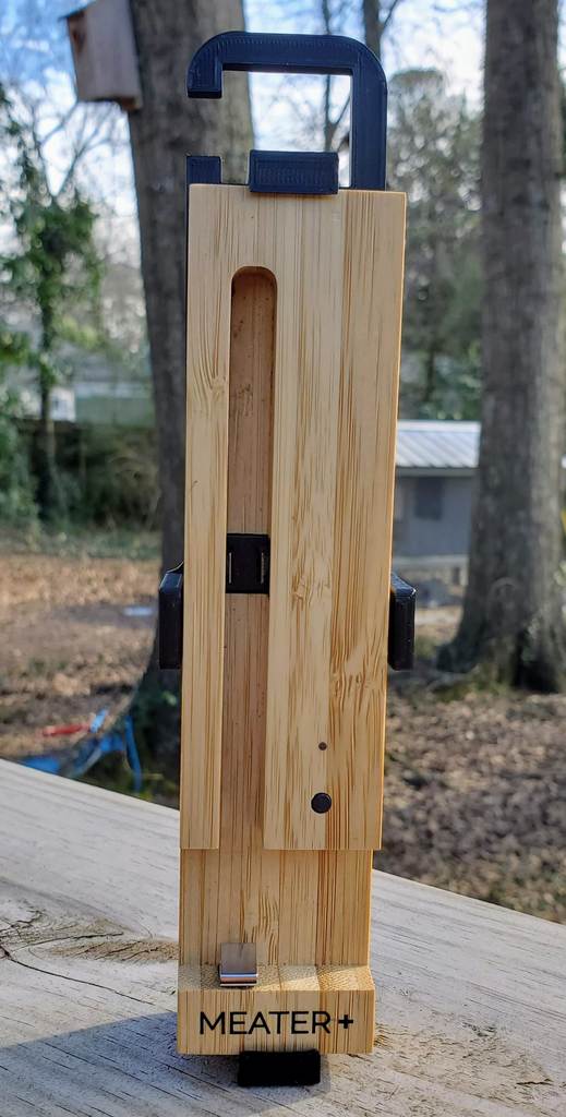 Meater Holder with Hook by grill_n_carve | Download free STL model ...