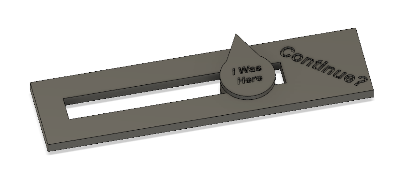 Sliding Bookmark by Golden Heart Co | Download free STL model ...