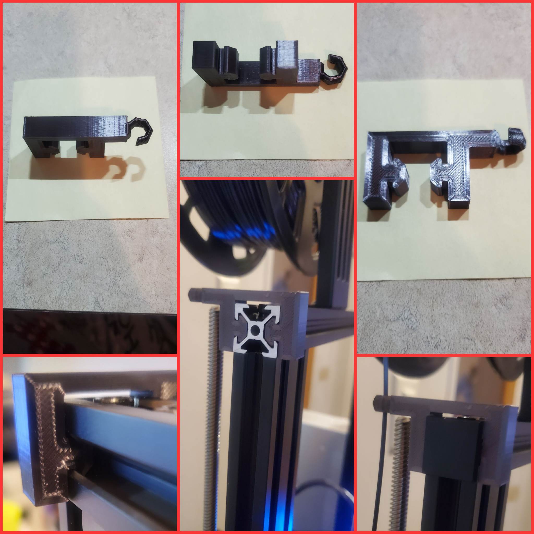 Creality Ender 3 Top Rail Filament Holder by MidnightLady87 | Download ...