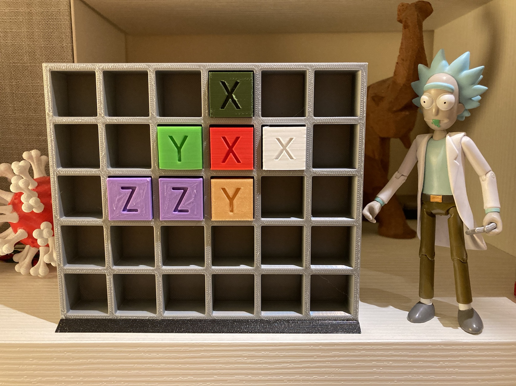 Calibration Cube Rack by stedipietro | Download free STL model ...