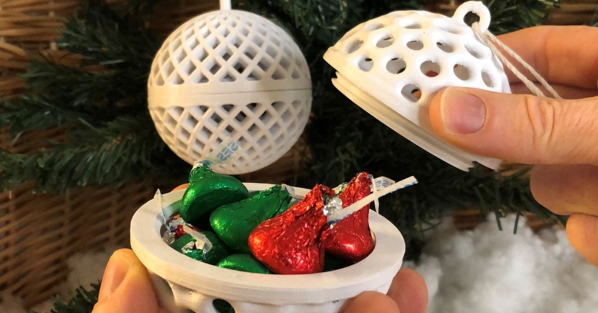 Ornament Containers (Open) by Casper_FH | Download free STL model ...