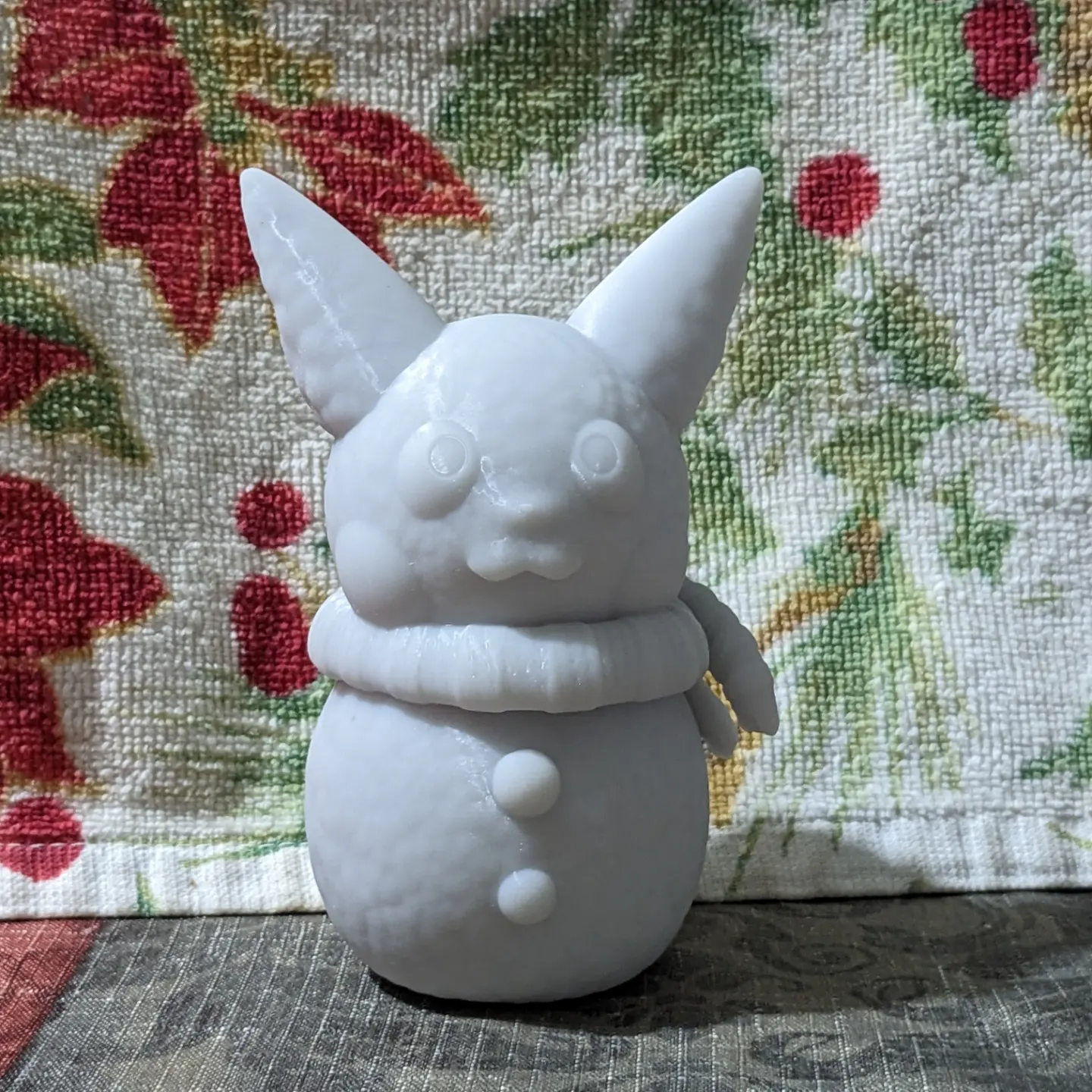 Pokemon inspired, Pikachu Snowman by PixelChroniclesMiniatures ...
