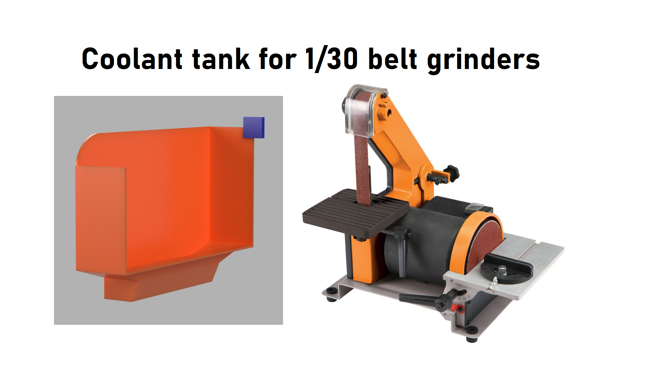 Belt grinder coolant tank by FILIP125 | Download free STL model ...
