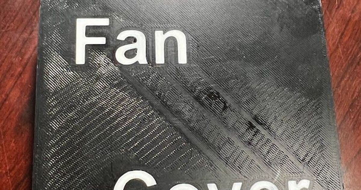 120mm fan cover by Travis | Download free STL model | Printables.com