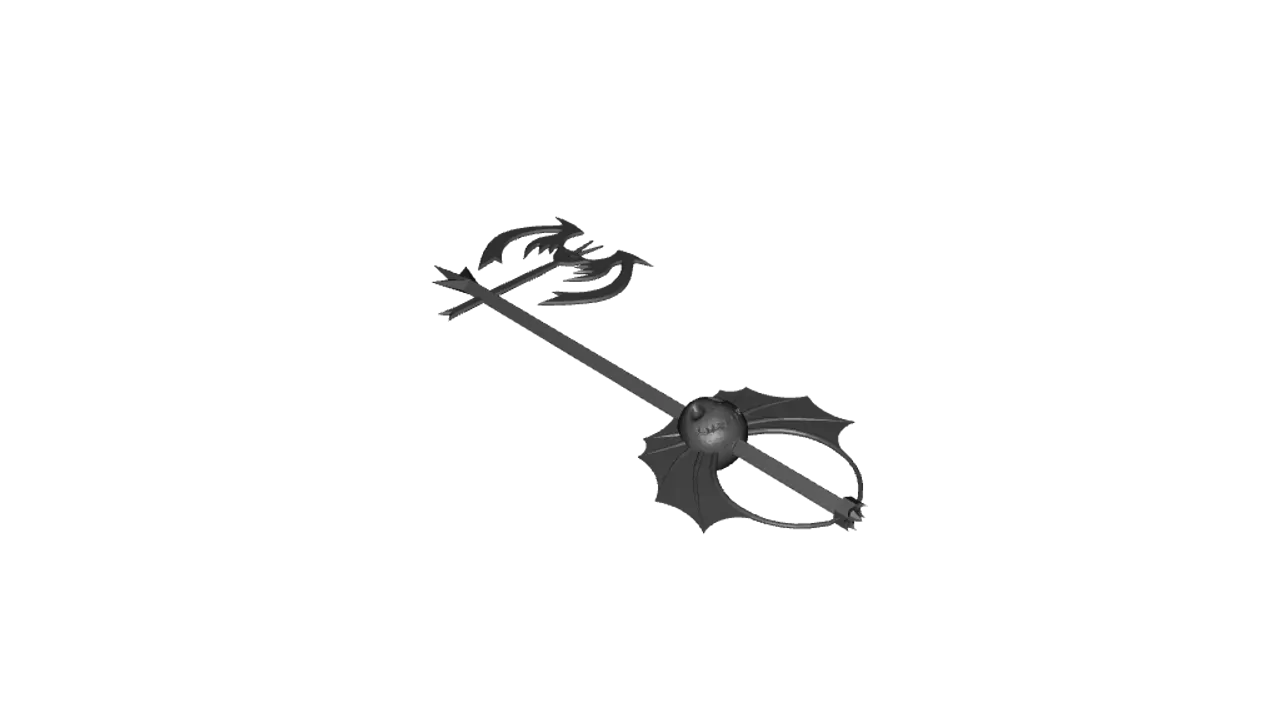 Jack Skellington Key Blade by SireInsectus | Download free STL model ...