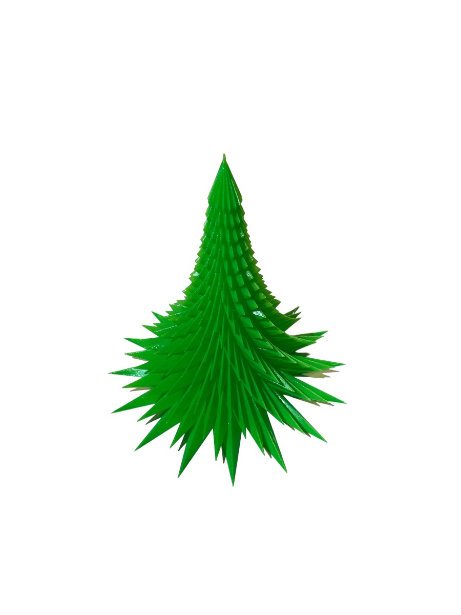 Spiky twisted vase mode Christmas tree by SnobbishGoose | Download free ...
