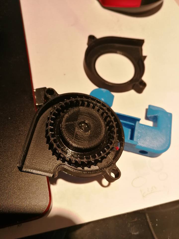3D printed 5015 radial fan/blower by cimoalpacino | Download free STL ...