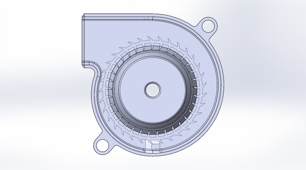 3D printed 5015 radial fan/blower by cimoalpacino | Download free STL model | Printables.com