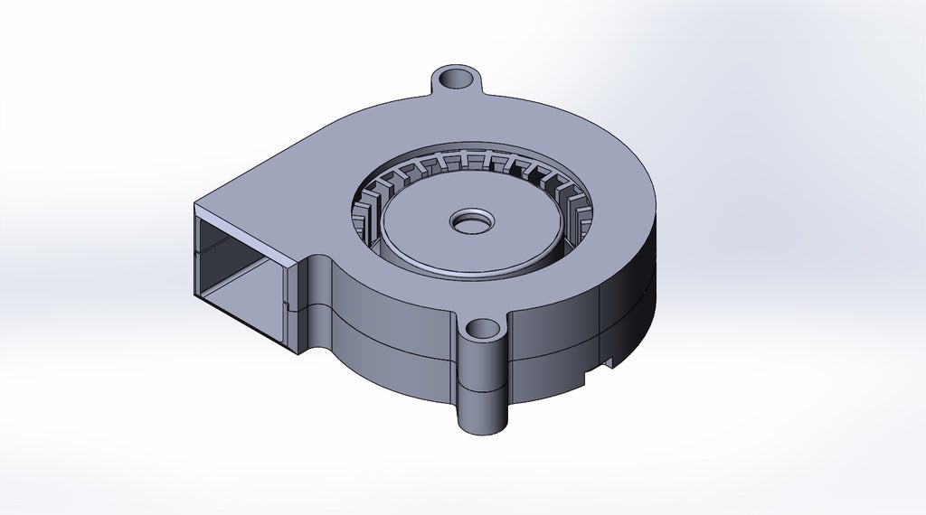 3D printed 5015 radial fan/blower by cimoalpacino | Download free STL ...