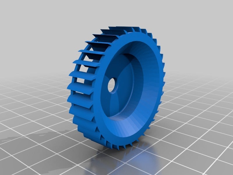 3D printed 5015 radial fan/blower by cimoalpacino | Download free STL ...