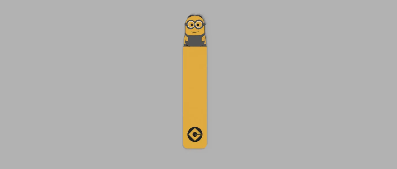 Minion Bookmark by ME3Dprints | Download free STL model | Printables.com