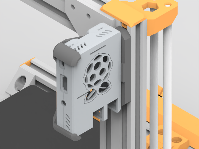 2020 Extrusion Mount for Malolo's Raspberry Pi 3b Case by Flipsoul | Download free STL model ...
