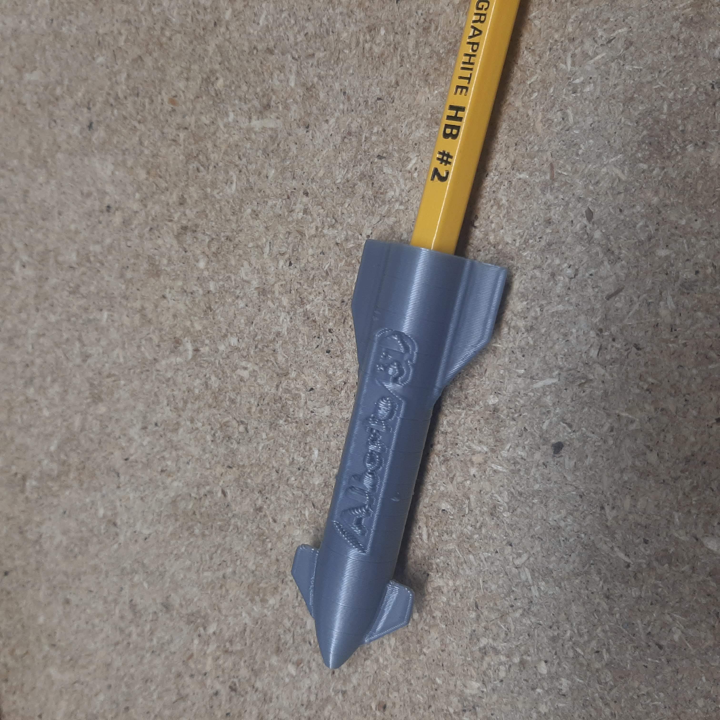Pencil Topper Bookmark by Alberta3D | Download free STL model ...