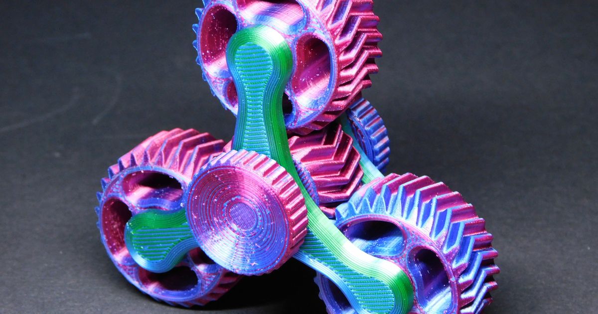 Gear fidget spinner by Thorin Oakenshield | Download free STL model ...