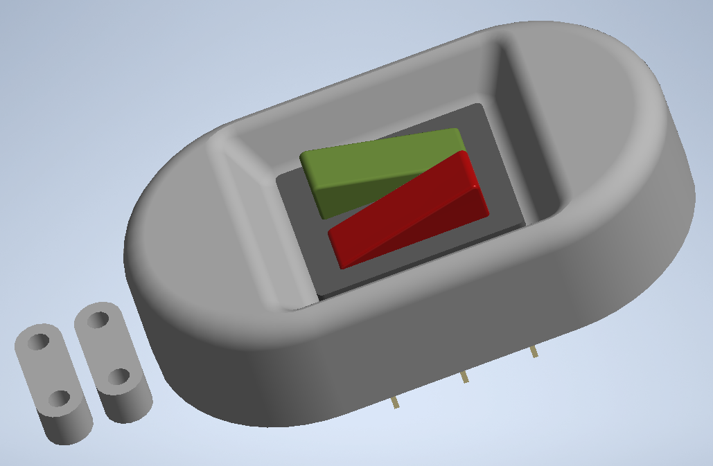 Double Light Switch Rocker Switch box on cable by Jaygrid | Download ...