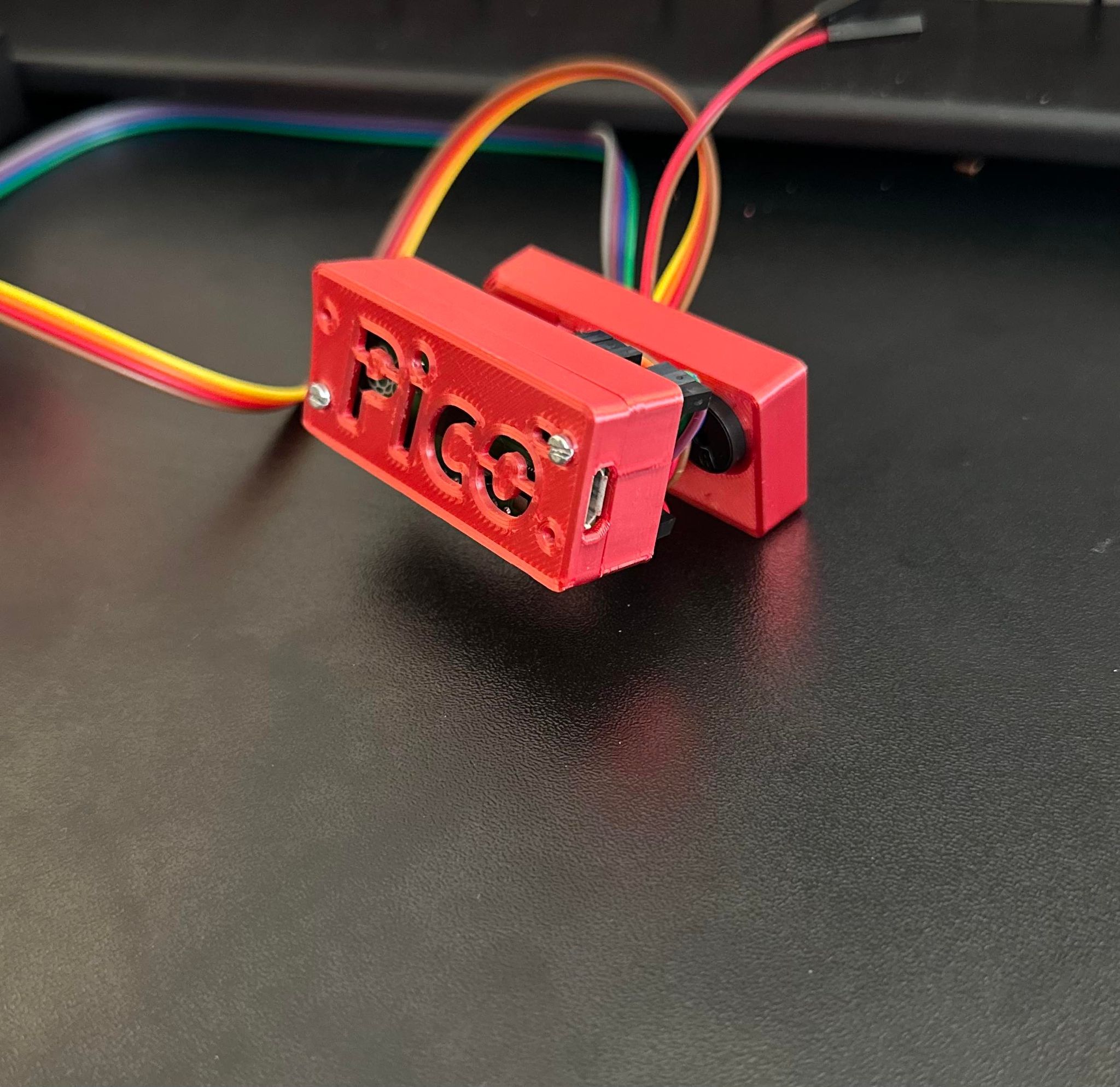 Raspberry Pico Case + Mounting Plate Cable Hider Buzzer Housing by Mdaz ...