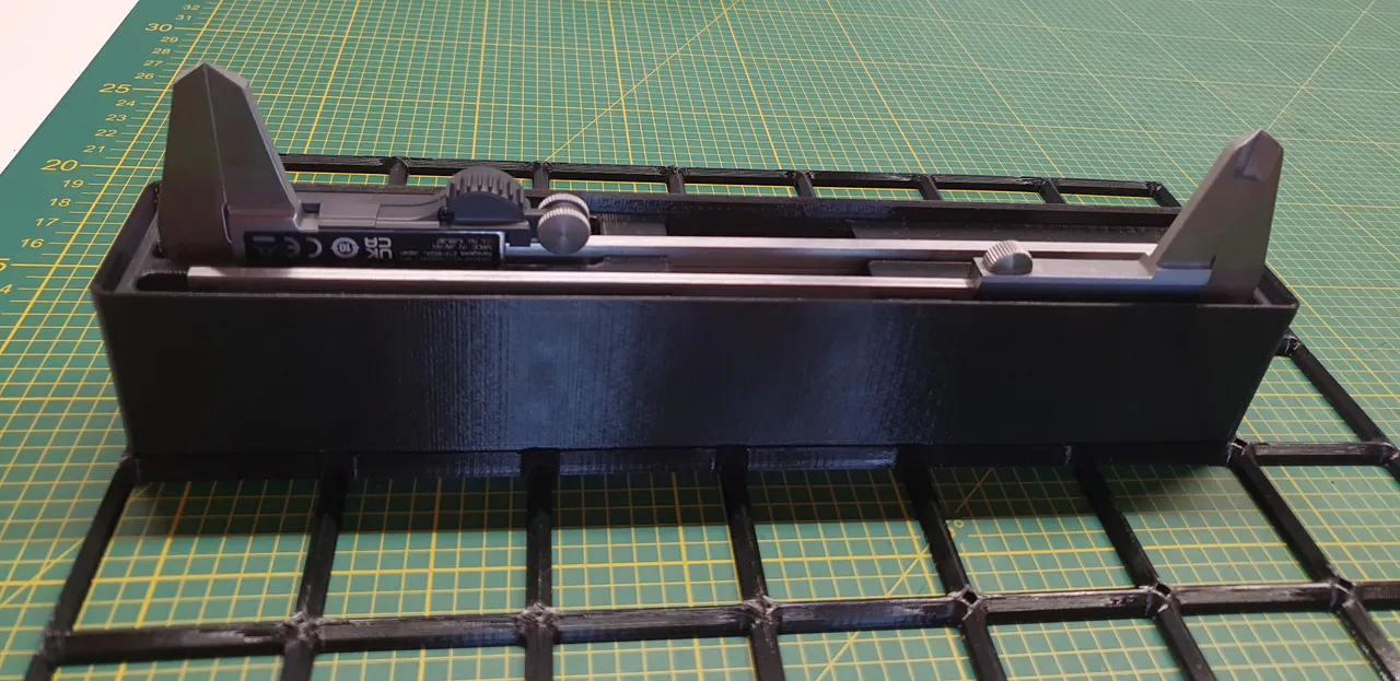 Gridfinity dual caliper holder by DeluxeBabble | Download free STL ...