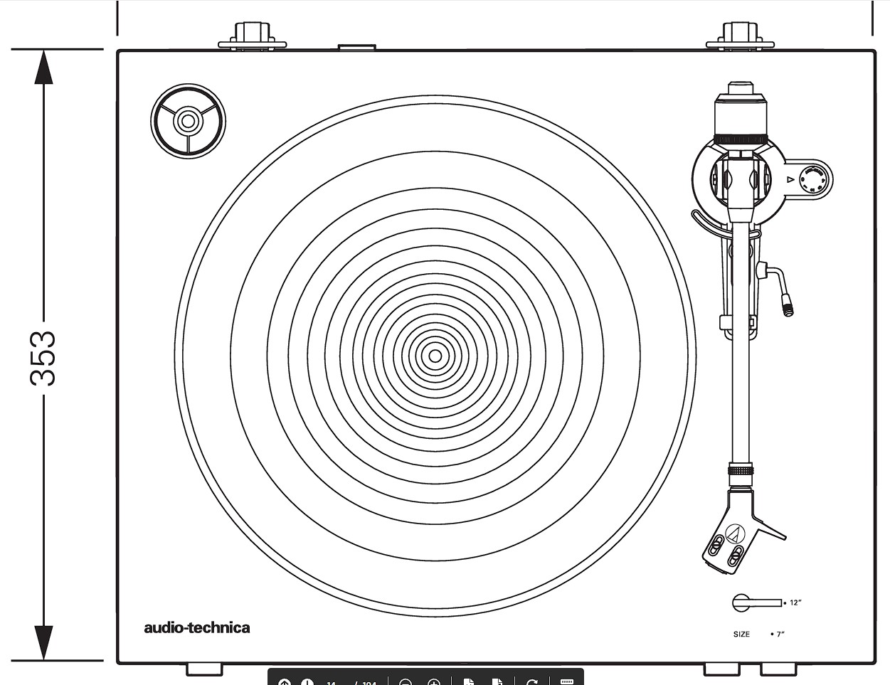 Audio Technica AP-LP3 - Close to true 3d model. by Ralph | Download ...