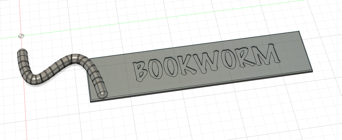 Bookworm Bookmark by Nick Augustus | Download free STL model ...