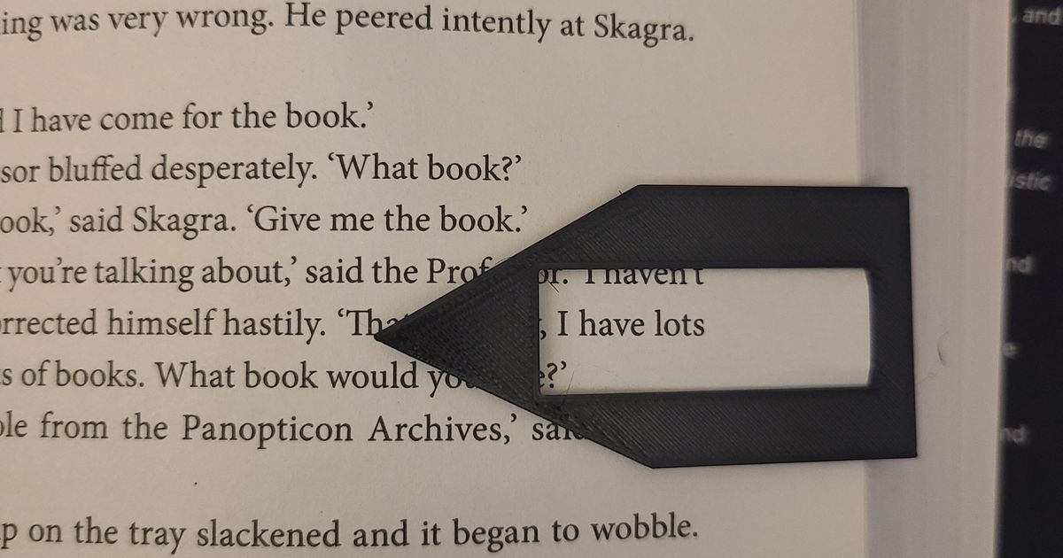 Last Line Bookmark by Xayoz | Download free STL model | Printables.com