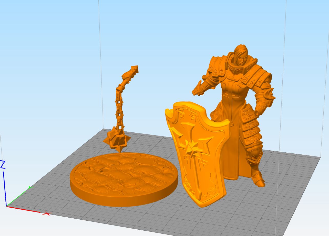 Johanna figure - Diablo by Fotis Mint | Download free STL model ...