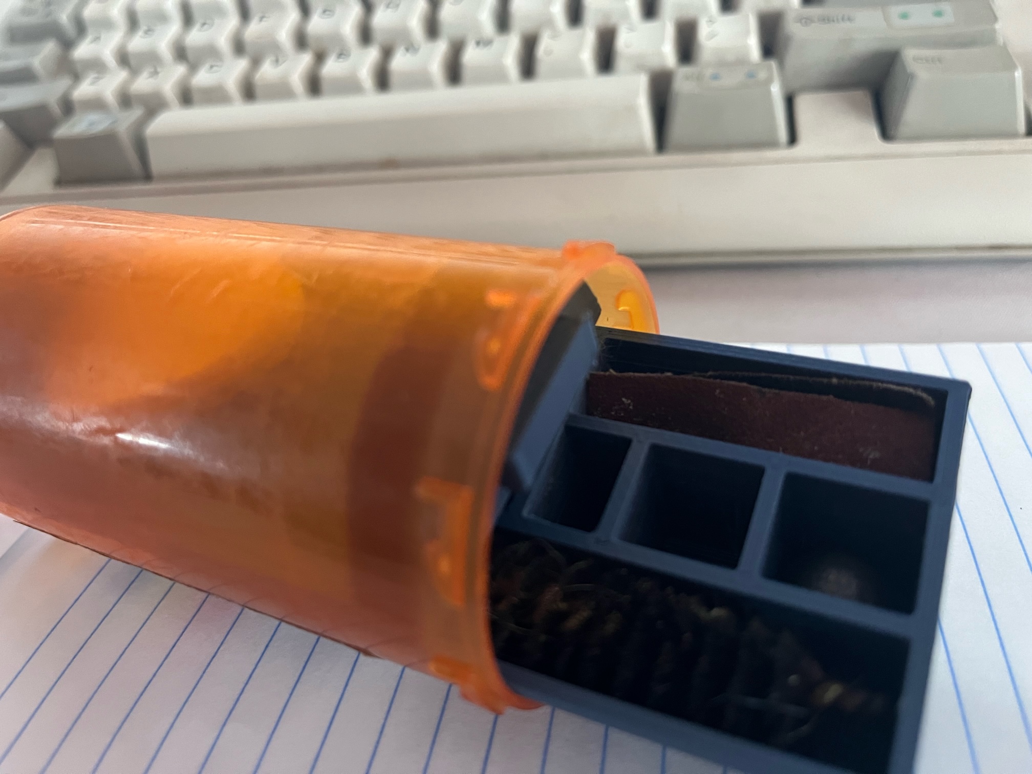 Muzzleloader Pill Bottle organizer by DrGuido | Download free STL model ...