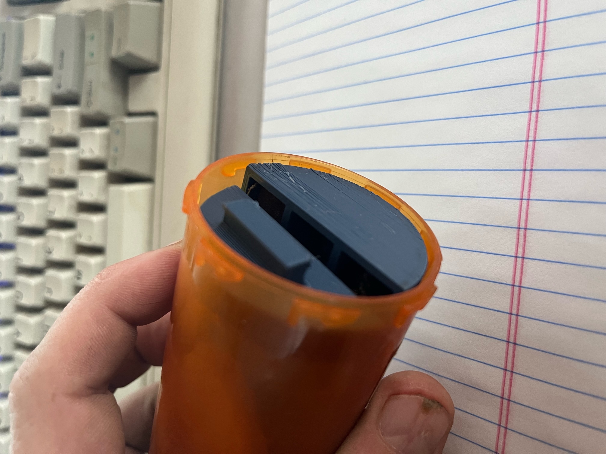 Muzzleloader Pill Bottle organizer by DrGuido | Download free STL model ...