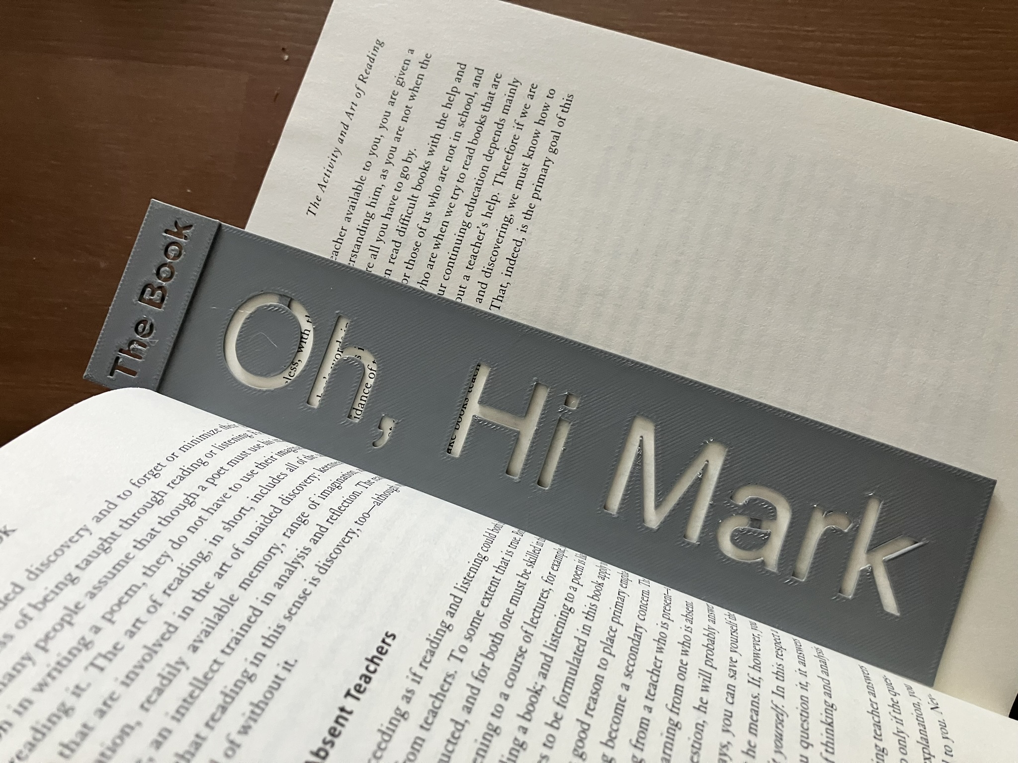 Oh Hi Mark Bookmark by Nazek Osman | Download free STL model ...