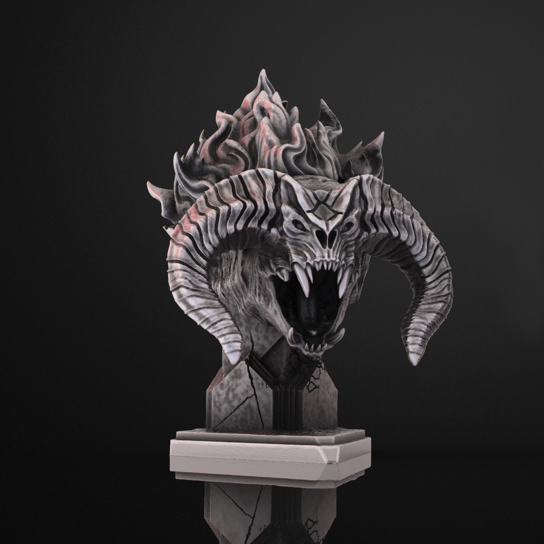 Balrog Bust – Lord of the Rings by Fotis Mint Studios | Download free ...