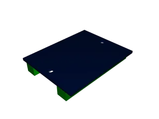 model of an Arduino Nano socket/header board by Joe | Download free STL ...