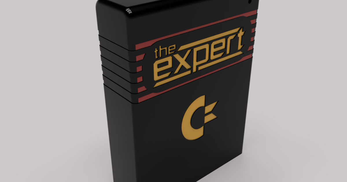Commodore C64 The Expert Trilogic cartridge housing case by Osfald ...