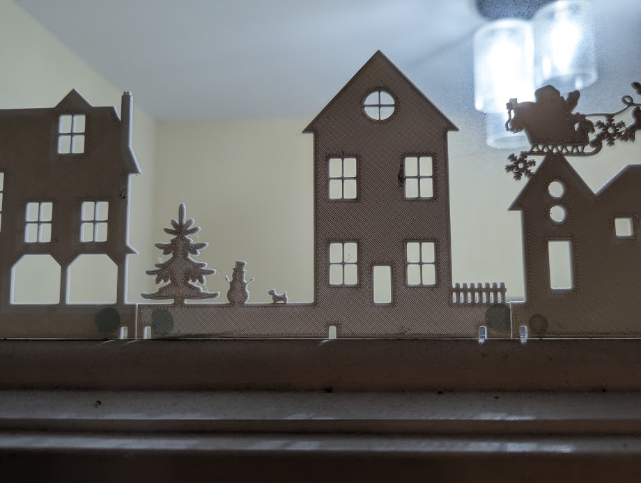 Christmas Window Decor by Robert | Download free STL model | Printables.com